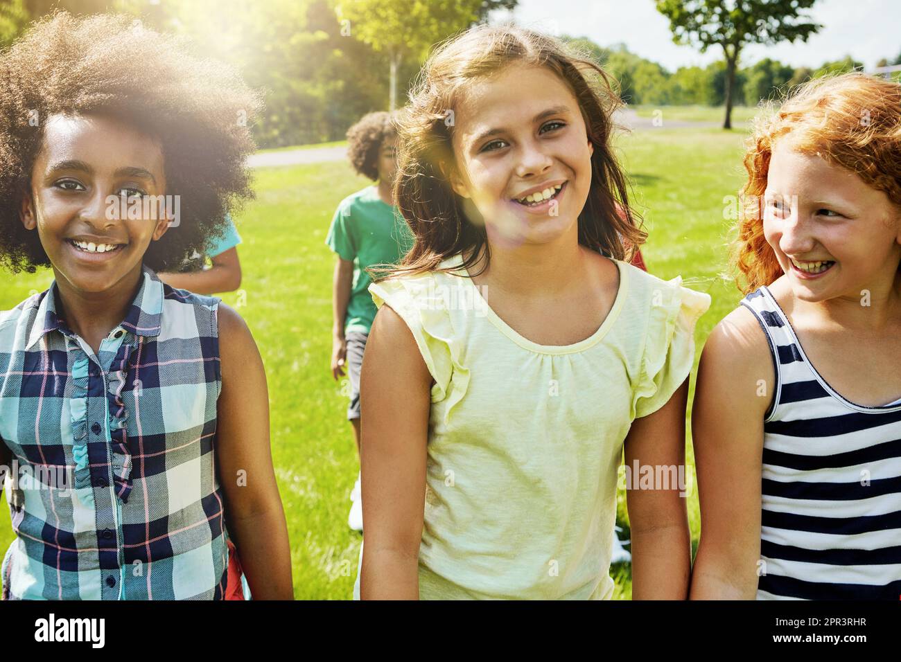 Were totally ready for tons of fun in the sun. Portrait of a group of ...
