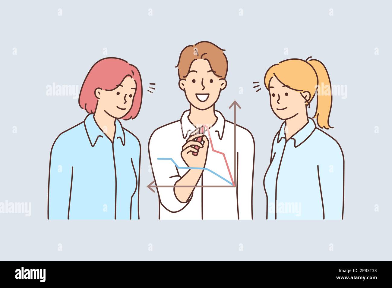 Smile graph diagram Stock Vector Images - Alamy