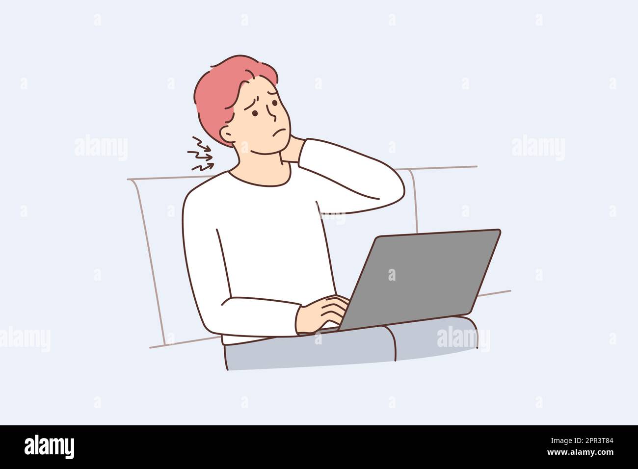 Suffer workplace Stock Vector Images - Alamy