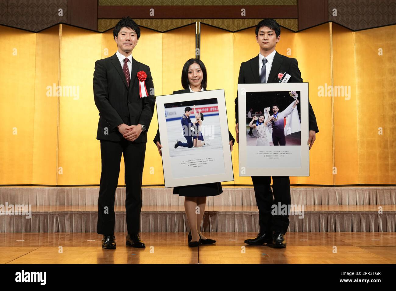 (L-R) Masato Suzuki, Riku Miura, Ryuichi Kihara, APRIL 26, 2023 : Japan ...
