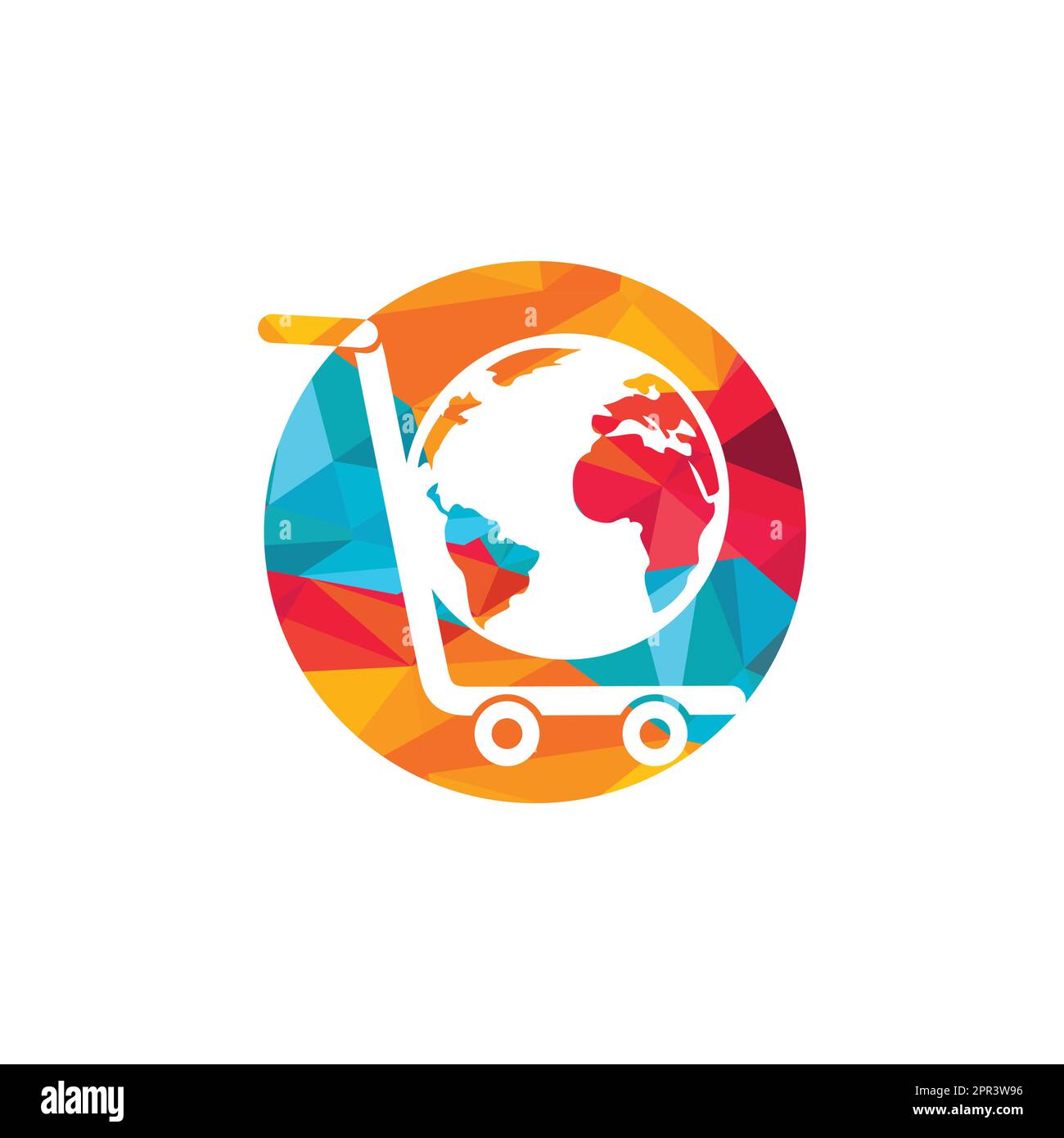 Globe shopping cart vector logo design. Online Shop logo designs ...