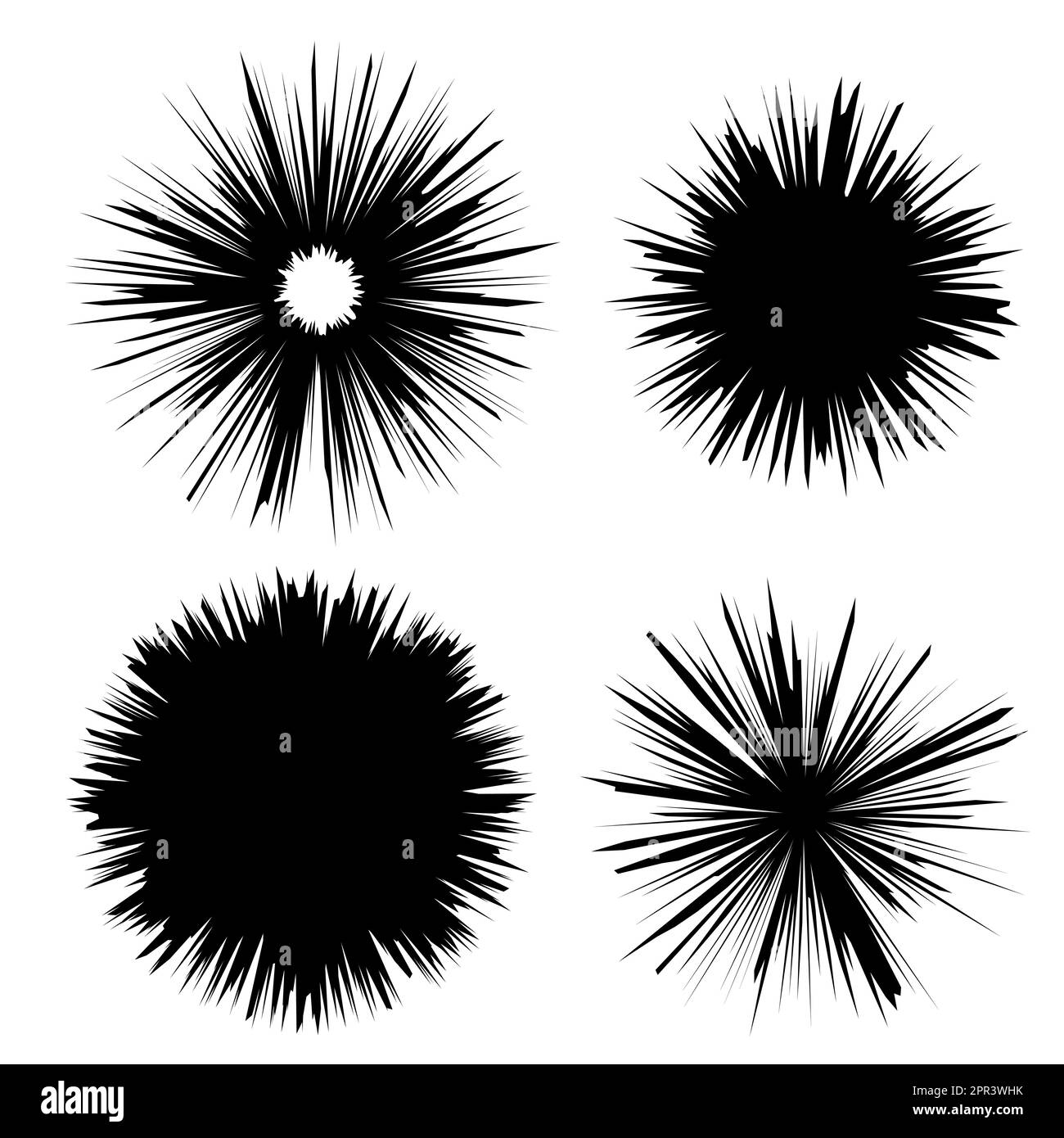 Explode Flash, Cartoon Explosion, Star Burst Isolated on White ...