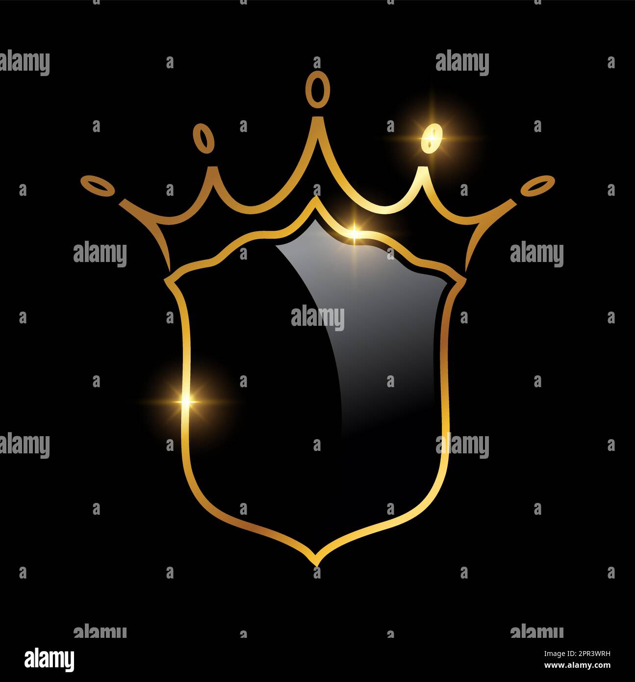 Golden crown award ribbon hi-res stock photography and images - Alamy