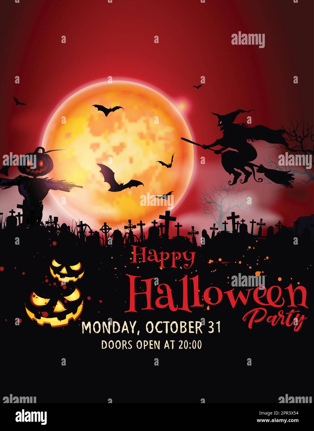 Red orange party hat Stock Vector Images - Alamy