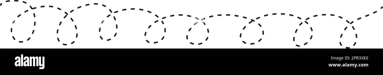 Prewriting tracing lines and curve shapes element for preschool ...