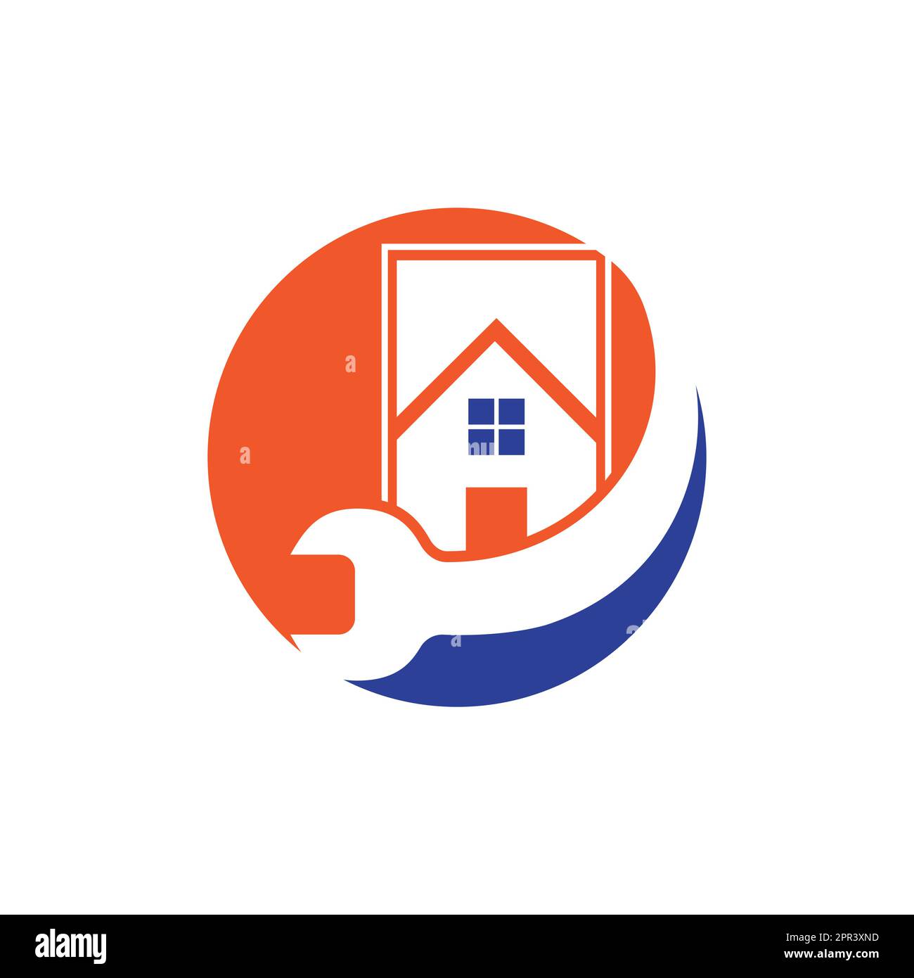 House repair vector logo design template. Home restoration and renovation service logo design ...