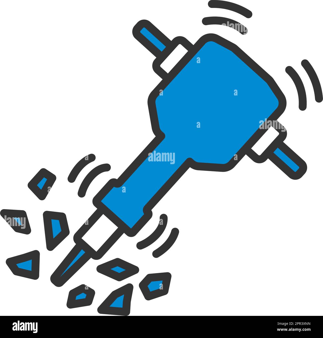 Icon Of Construction Jackhammer Stock Vector Image & Art - Alamy