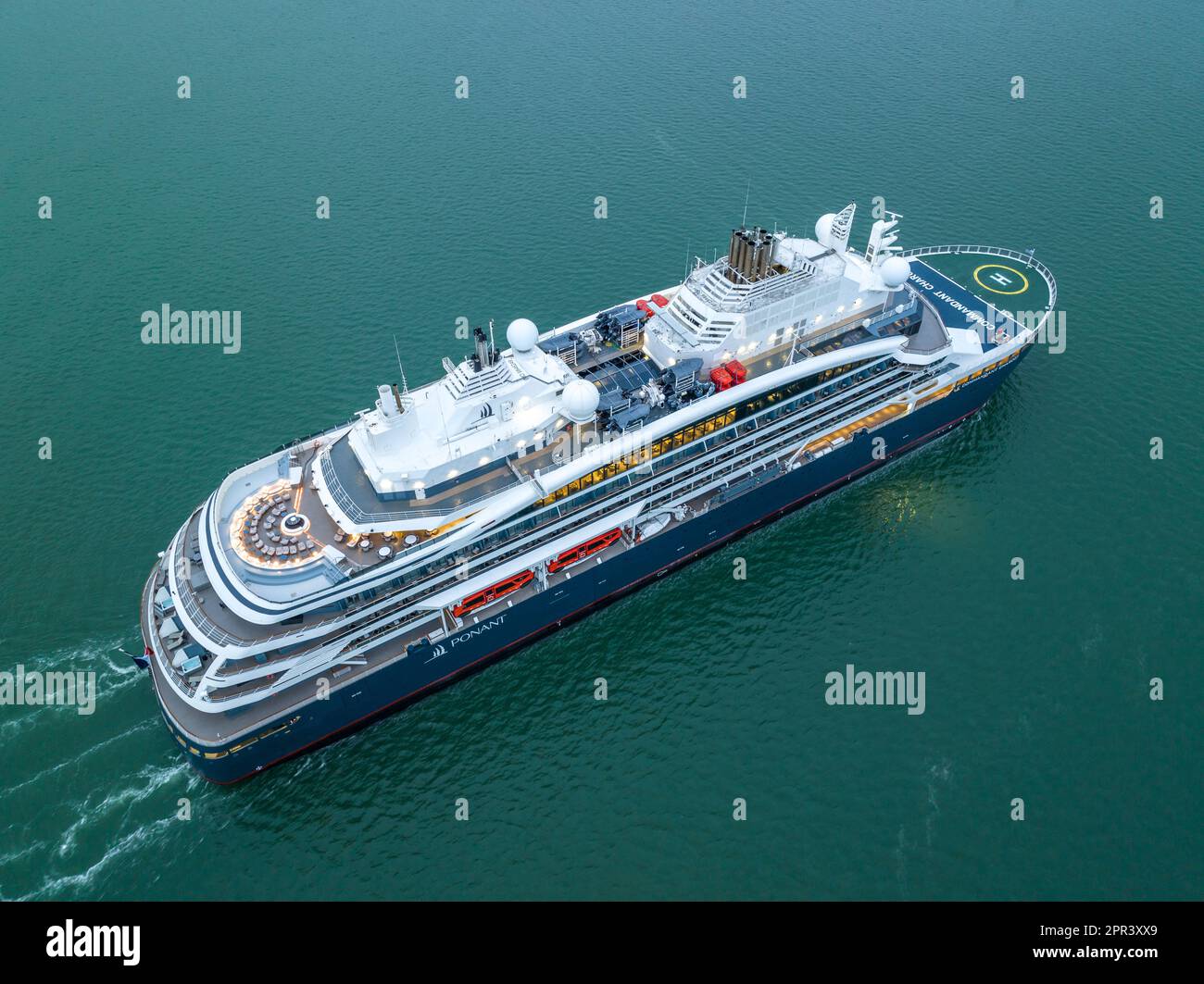 Le Commandant Charcot is an icebreaking cruise ship operated by the ...