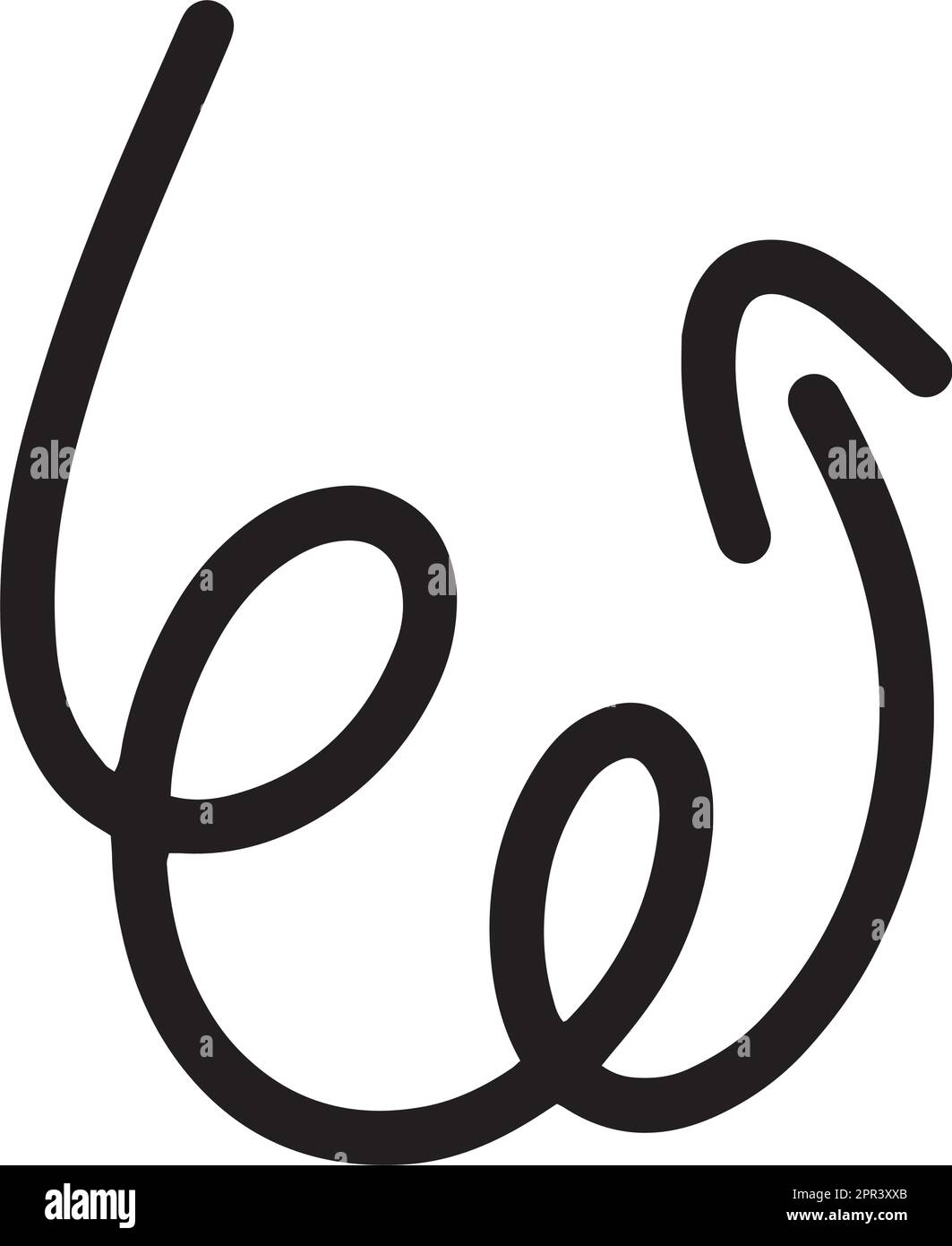 Arrow symbol hand drawn icon vector for web and application in a flat ...