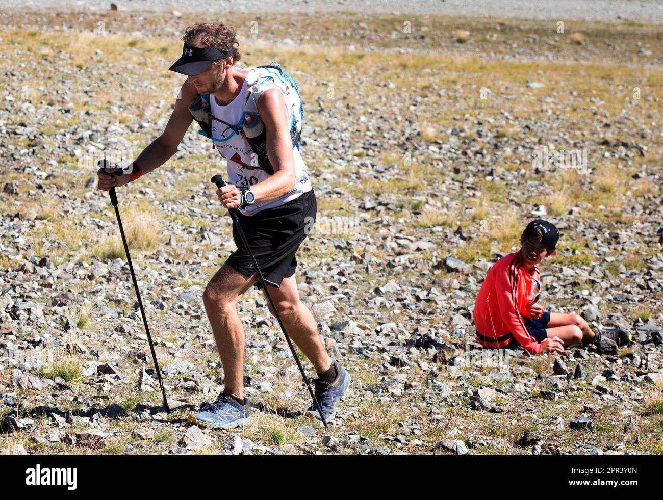 Ultra tour 4 des massifs. Trail running marathon UT4M. Race through the ...