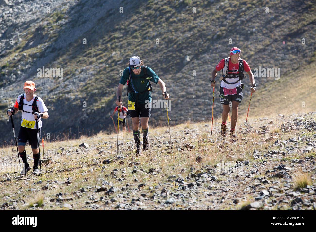 Ultra tour 4 des massifs. Trail running marathon UT4M. Race through the ...