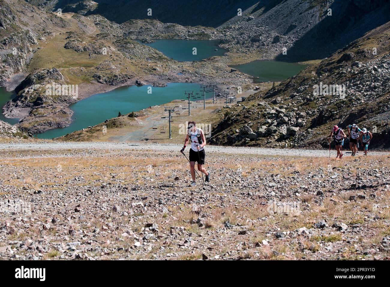 Ultra tour 4 des massifs. Trail running marathon UT4M. Race through the ...