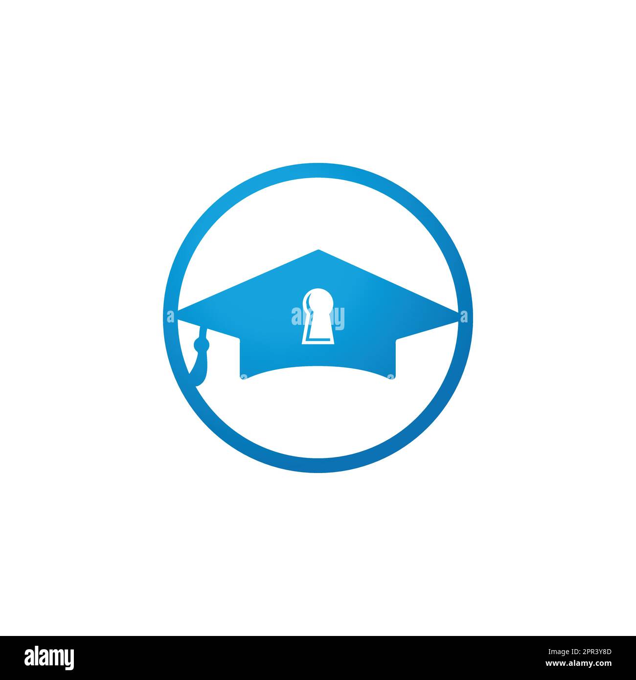 Education security logo design concept. Illustration of a key padlock ...