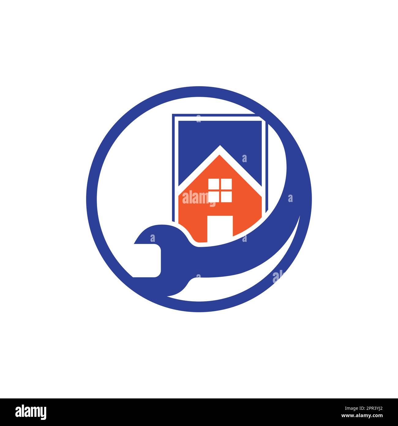 House repair vector logo design template. Home restoration and ...