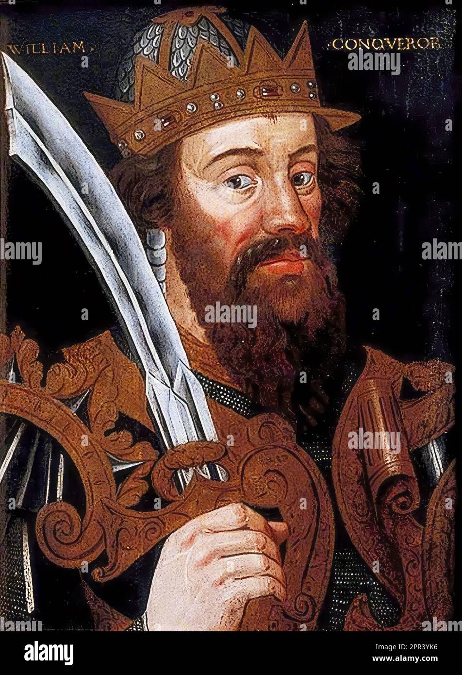 William the Conqueror, William I of England (circa 1028-1087), King of ...