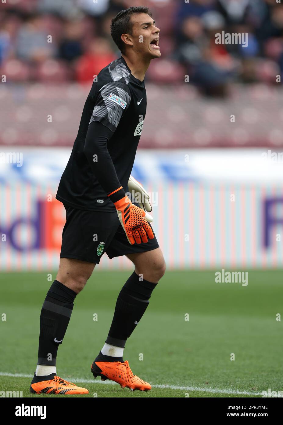 Geneva, Switzerland, 21st April 2023. Diego Callai of Sporting CP ...