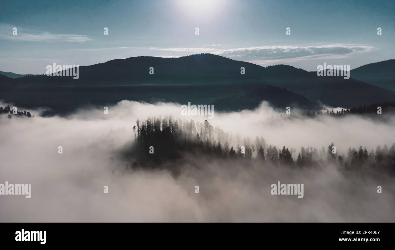 Great Smoky Mountains National Park Scenic Sunrise Landscape Stock ...