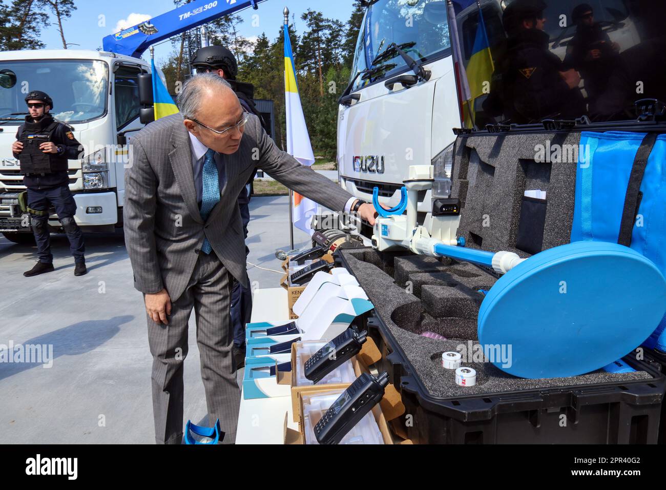Non Exclusive: KOZYN, UKRAINE - APRIL 25, 2023 - Ambassador ...
