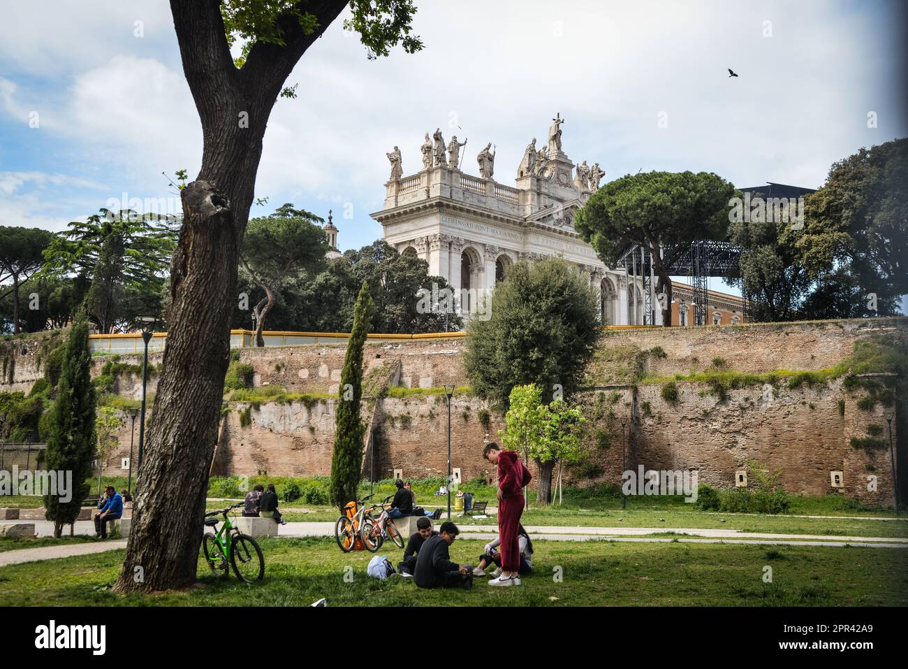 Roma basilica papale chiesa cattedrale hi-res stock photography and ...