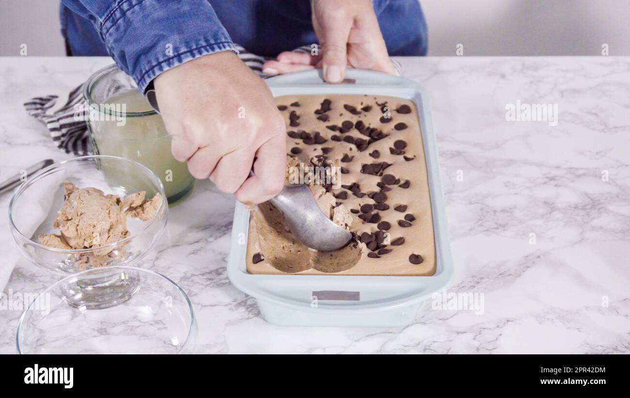 Chocolate ice cream Stock Photo - Alamy