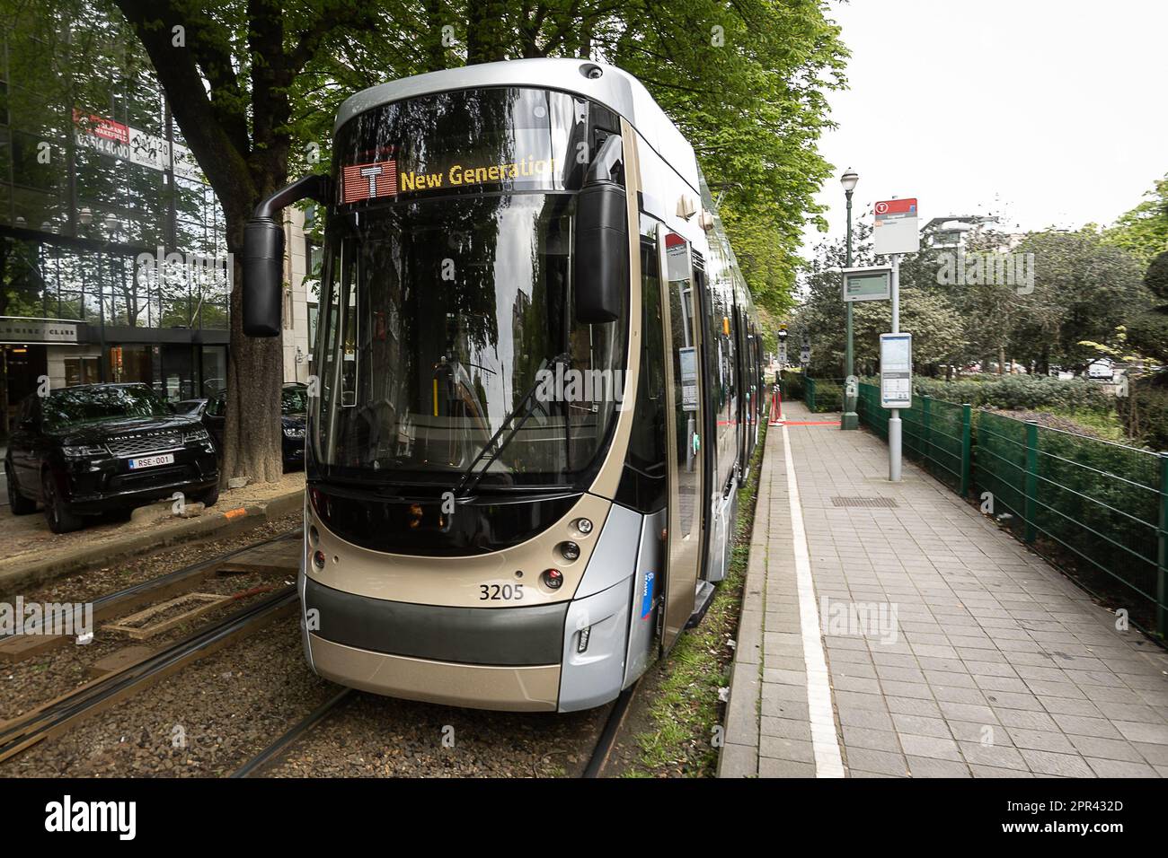 Brussels, Belgium. 26th Apr, 2023. Illustration picture shows the STIB ...