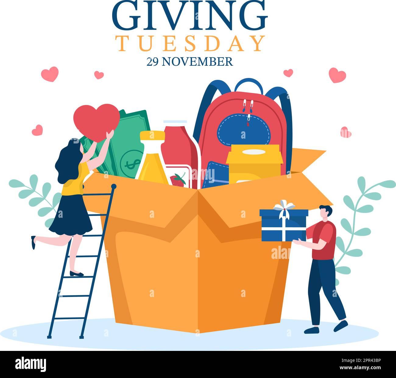 Happy Giving Tuesday Celebration with Give gifts to Encourage People to ...