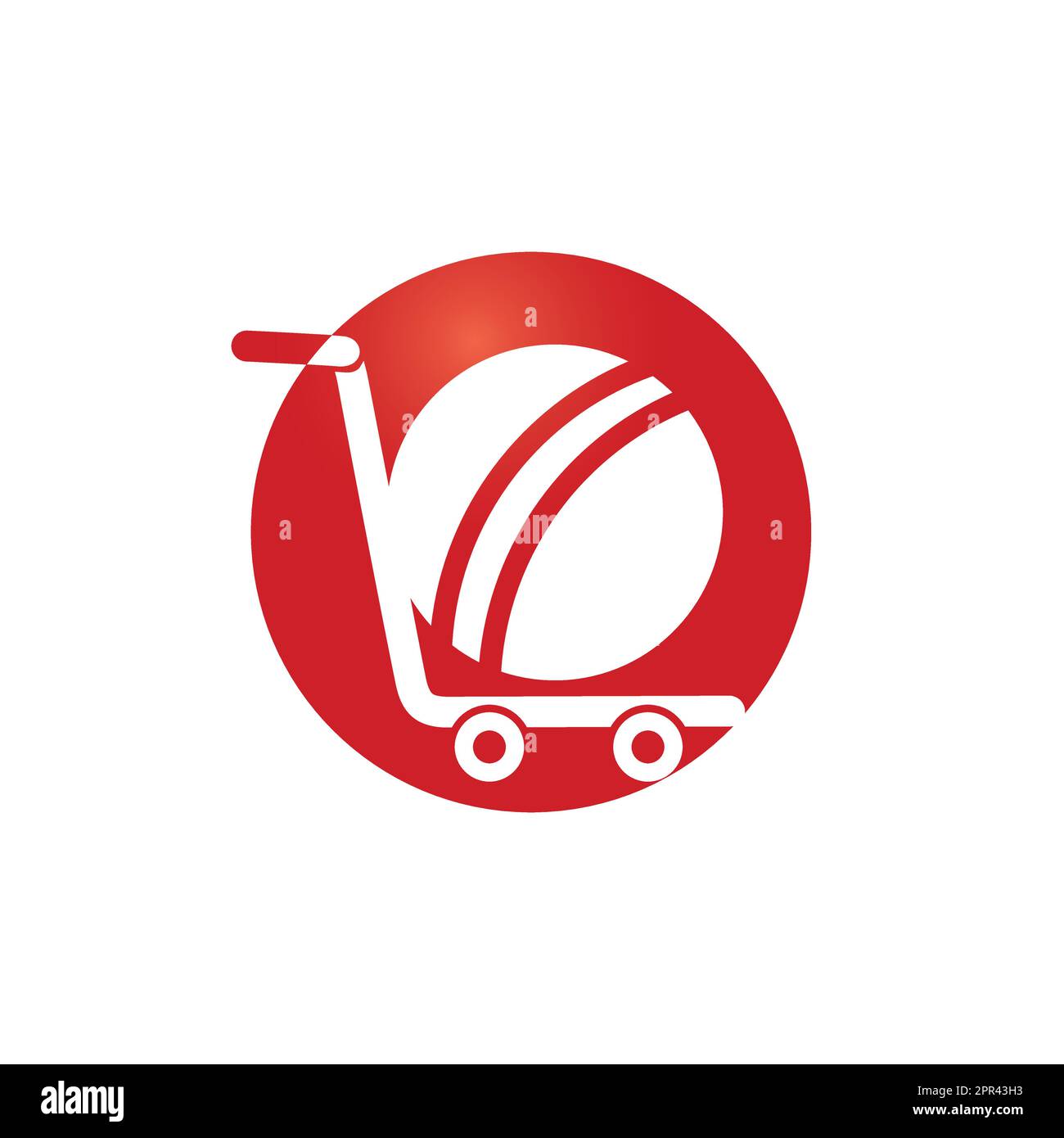 Cricket ball and trolley logo design. Cricket shopping logo design ...