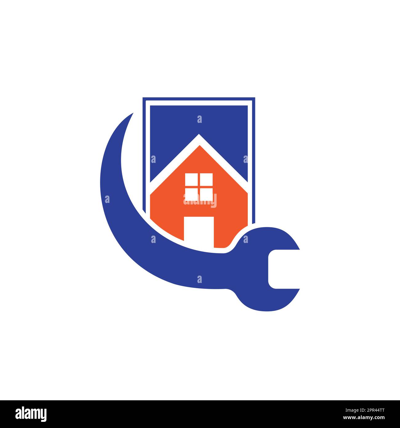 House repair vector logo design template. Home restoration and renovation service logo design ...