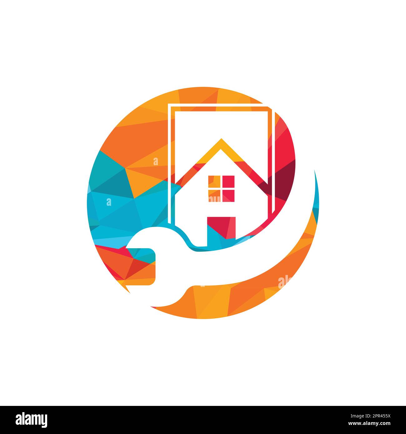 House repair vector logo design template. Home restoration and ...