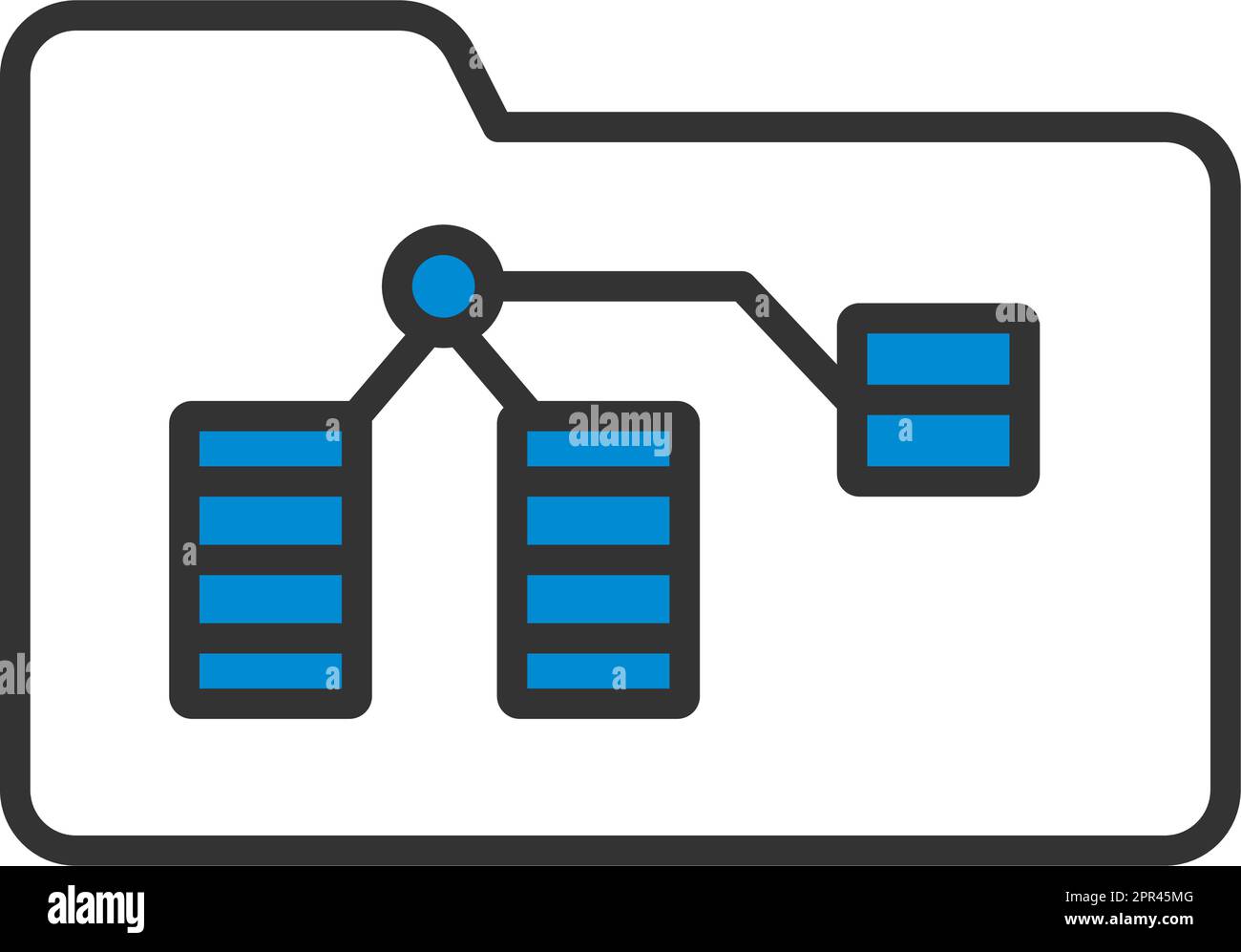 Folder Network Icon Stock Vector Image & Art - Alamy