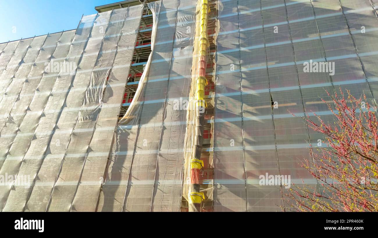 A scaffold is a temporary structure used to support building ...