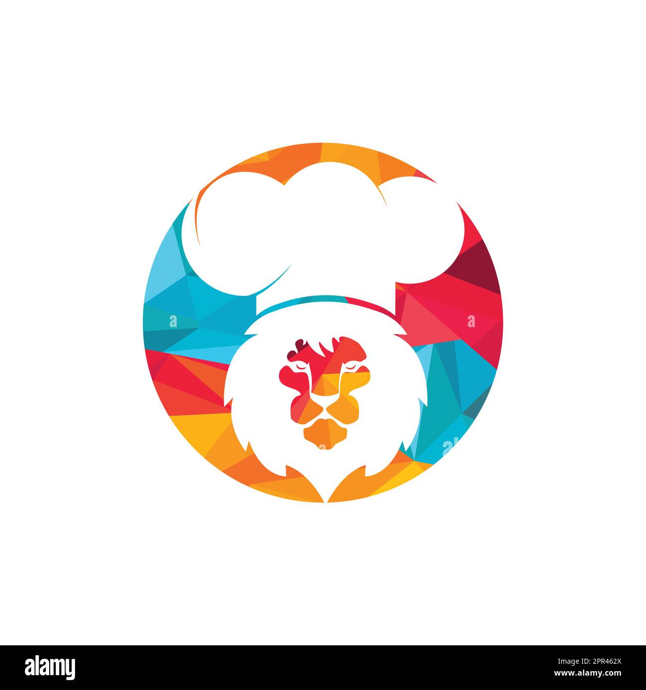 Chef lion vector logo design template. Food restaurant logo concept ...