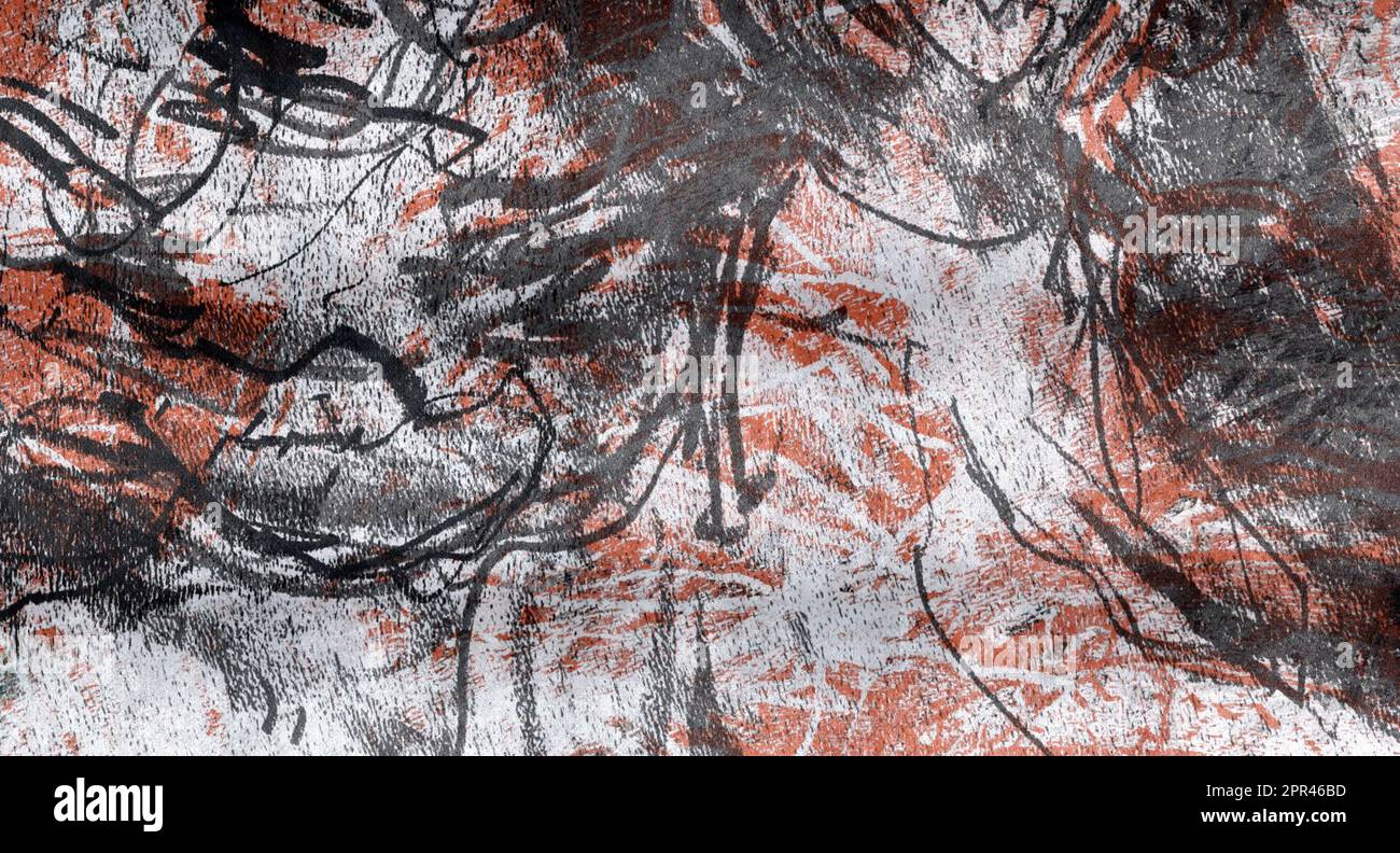 Abstract texture psychedelic fractal of chaotic figures of various ...