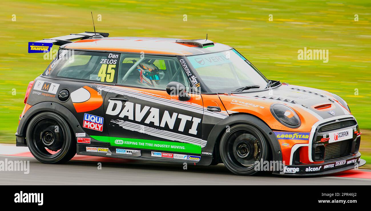 Mini challenge uk car 45 dan zelos 001 hi-res stock photography and ...