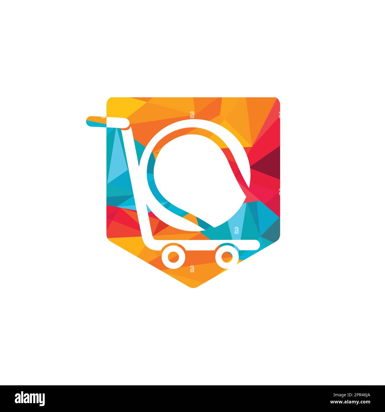 Tennis ball and trolley logo design. Tennis shopping logo design ...