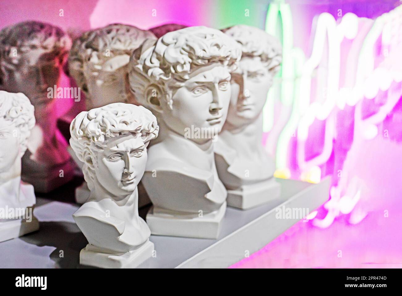 gypsum ancient Greek teaching different sizes of the head of David for ...