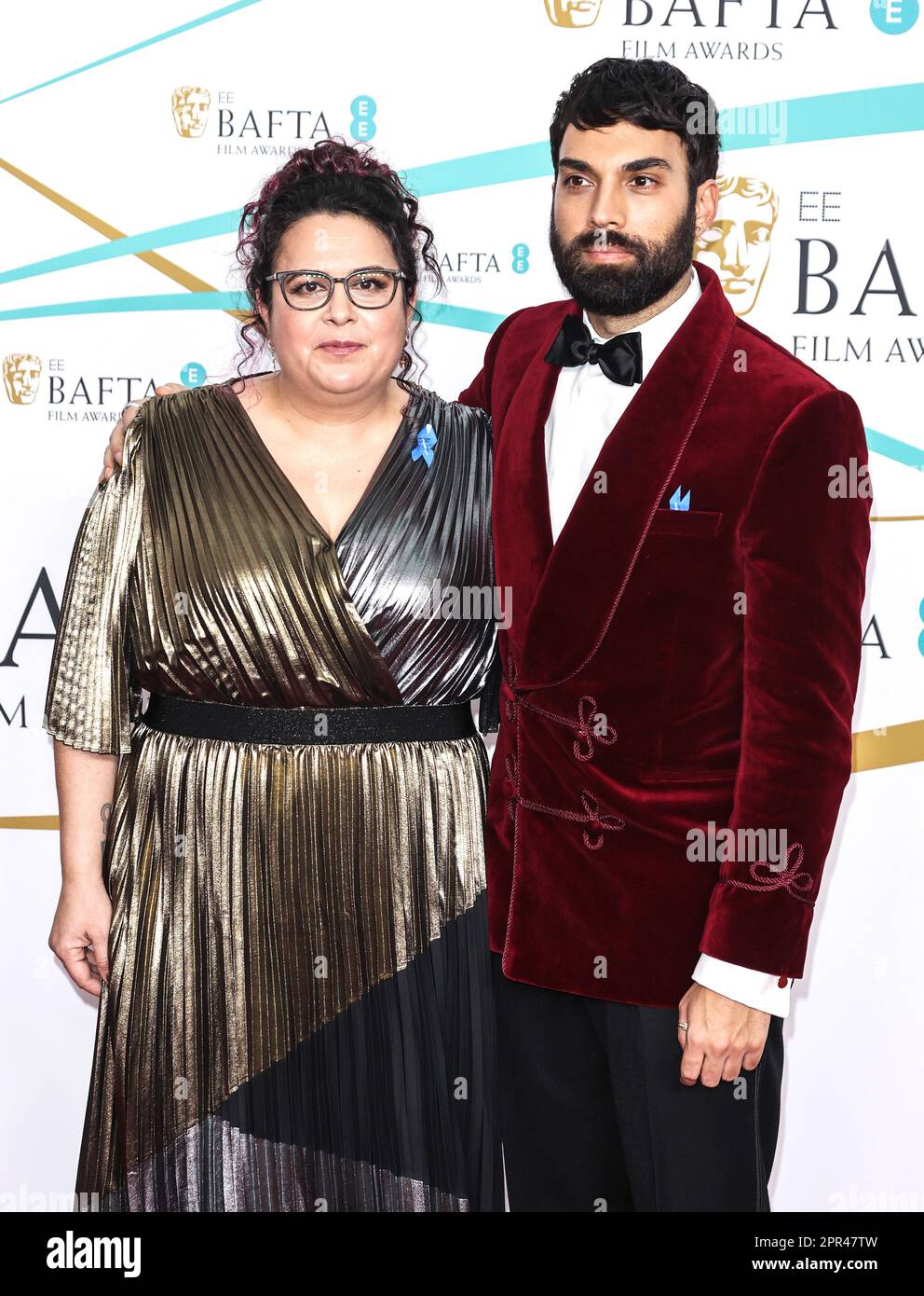 Photo Must Be Credited ©Alpha Press 085001 19/02/2023 Sally El Hosaini and James Krishna Floyd ...