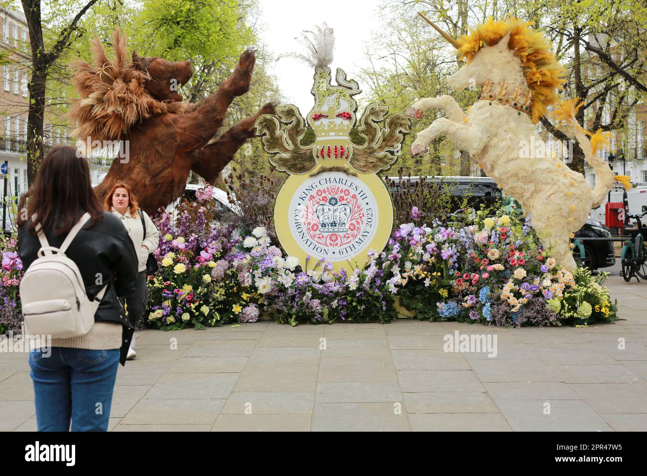 London, UK. 26 April 2023. Impressive floral decoration for the ...
