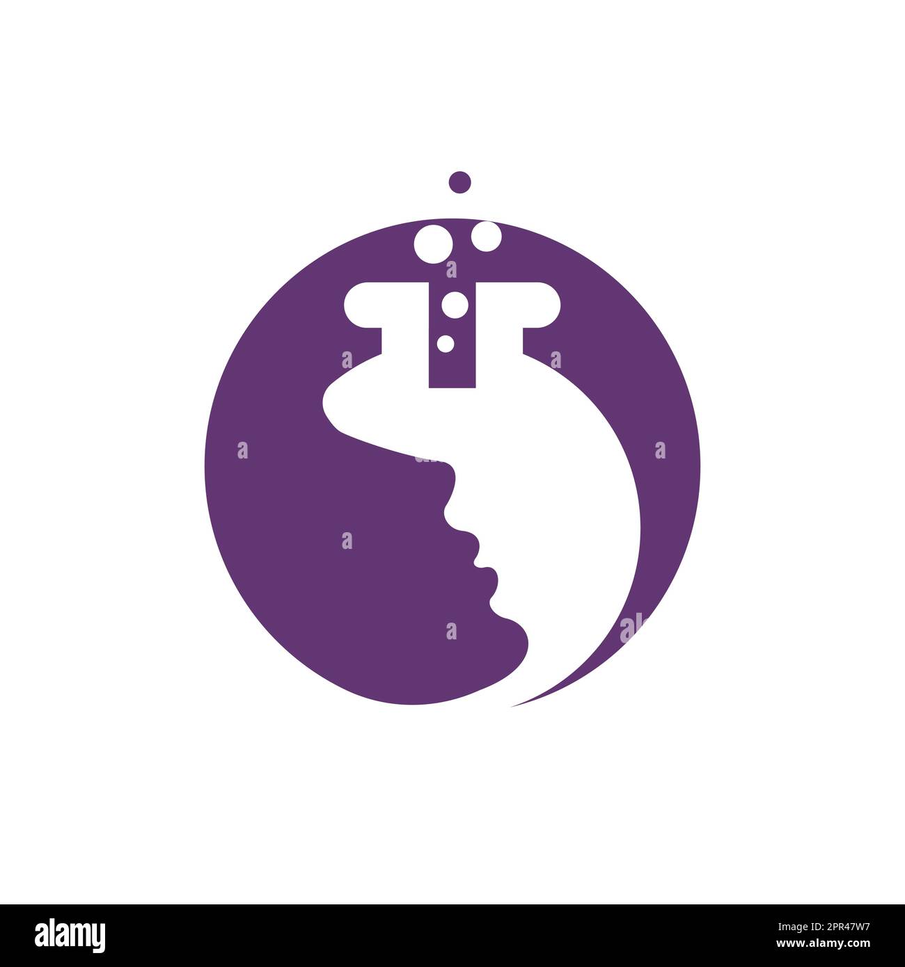 Beauty Lab vector logo design template. Illustration beauty women or ...