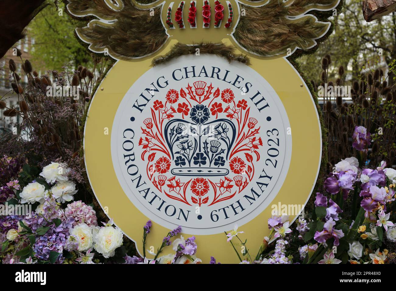 London, UK. 26 April 2023. Impressive floral decoration for the ...