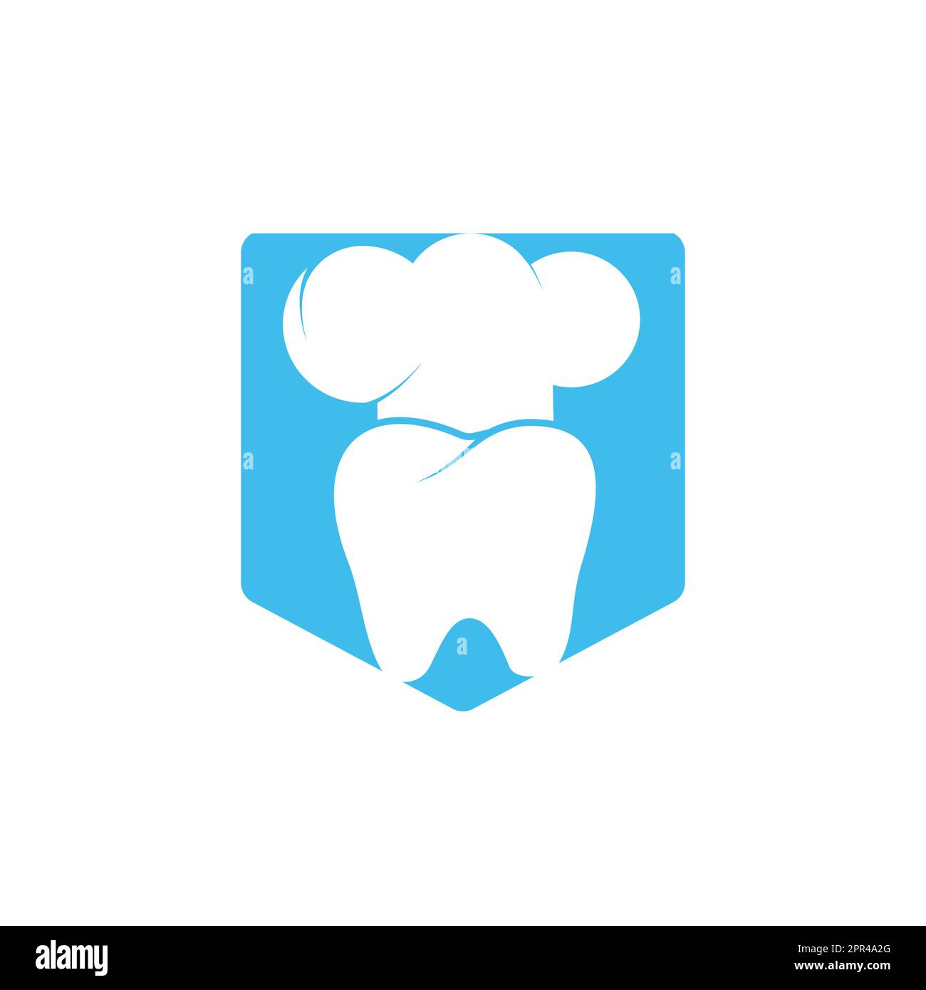Dental chef vector logo design template. Tooth and chef hat Stock ...