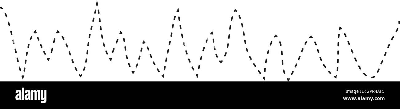 Prewriting tracing lines and curve shapes element for preschool ...