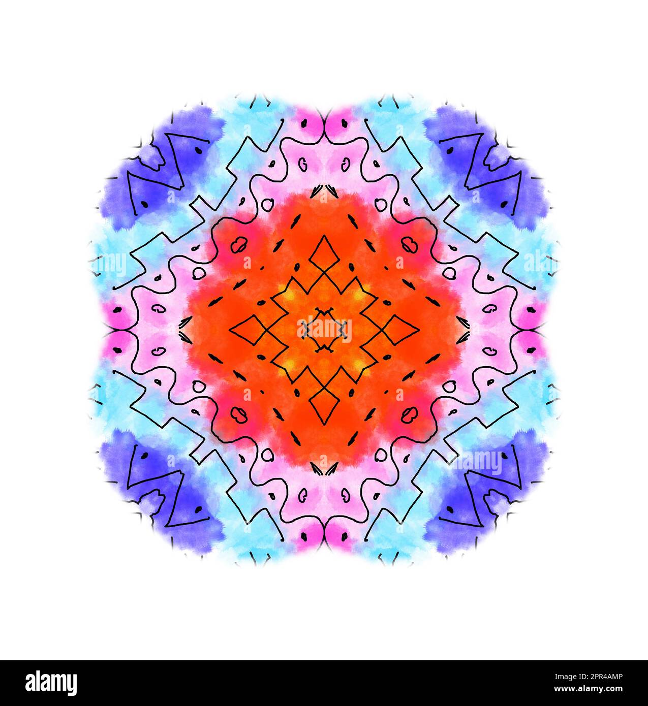 Watercolor abstract shape Cut Out Stock Images & Pictures - Alamy