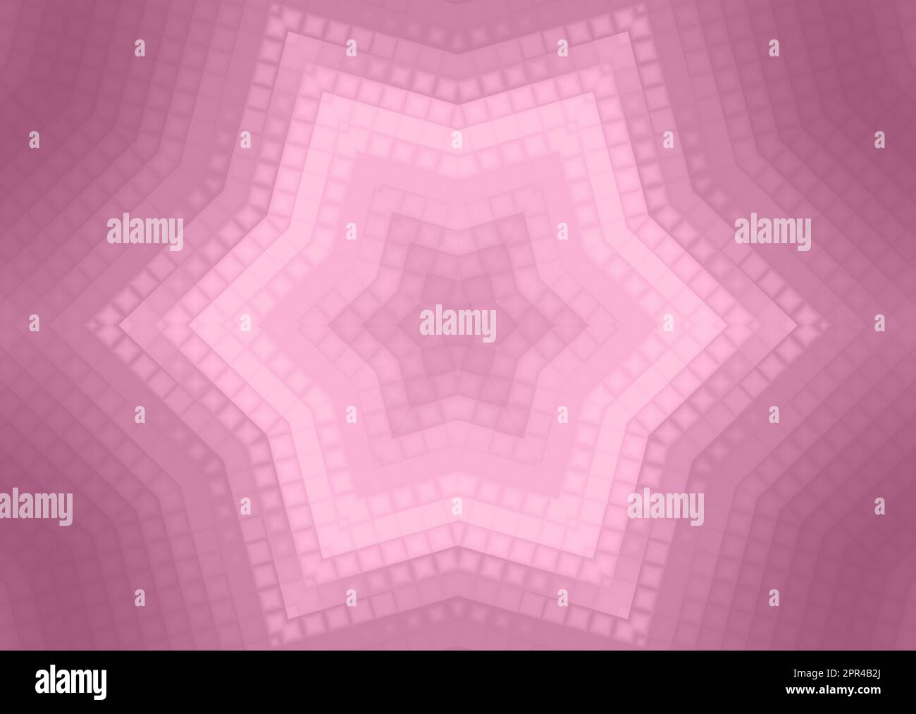 Abstract pink background of squares concentric pattern Stock Photo - Alamy