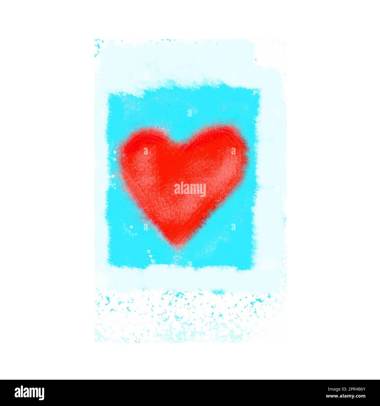 Blue on red abstract Cut Out Stock Images & Pictures - Alamy