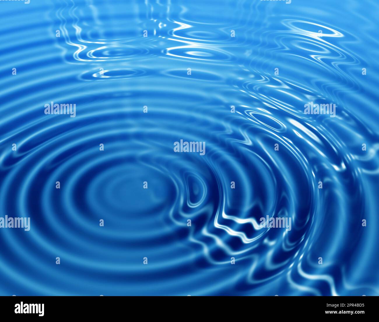 Abstract background with concentric water waves Stock Photo - Alamy