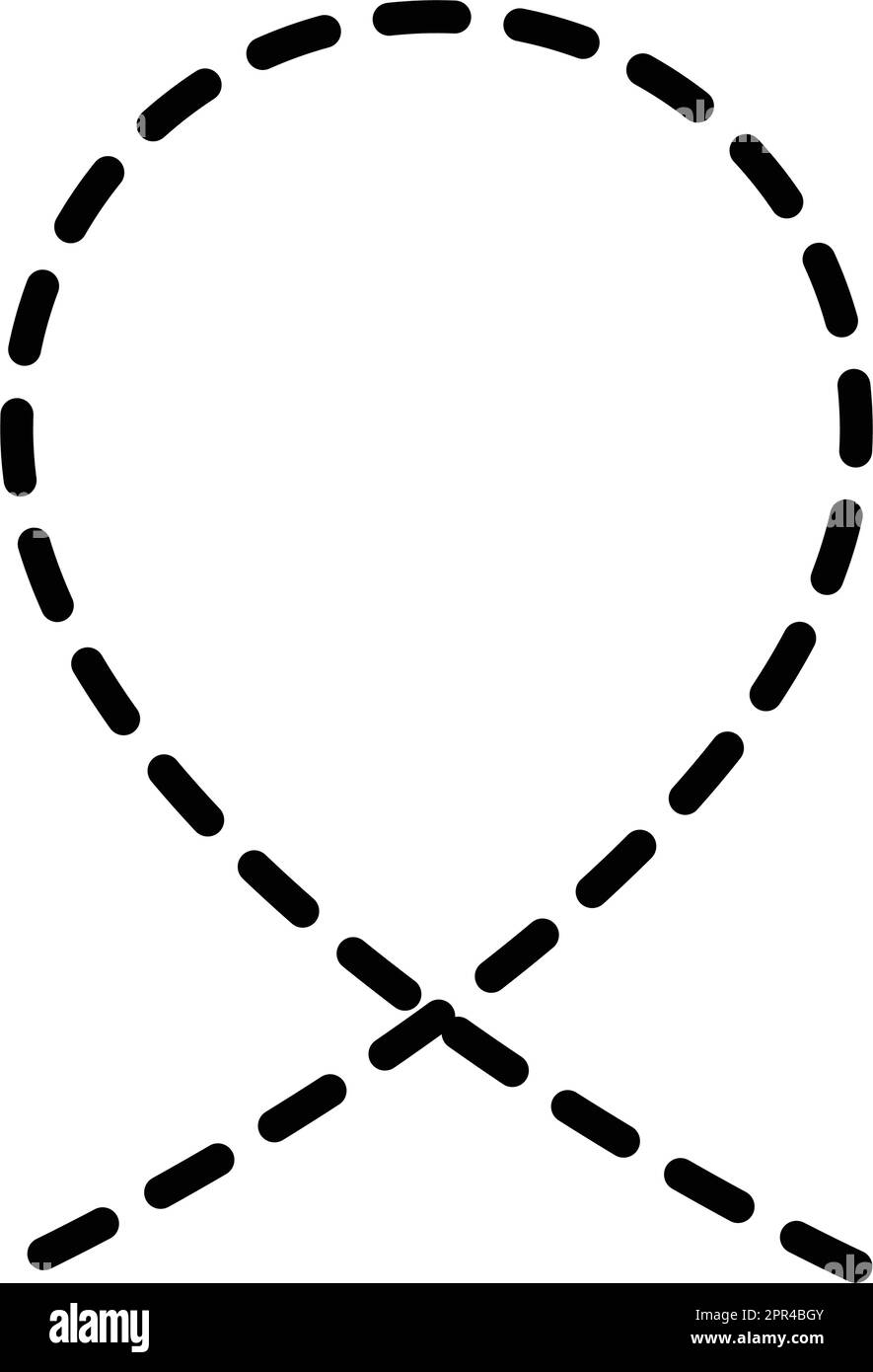 Prewriting tracing lines and curve shapes element for preschool ...