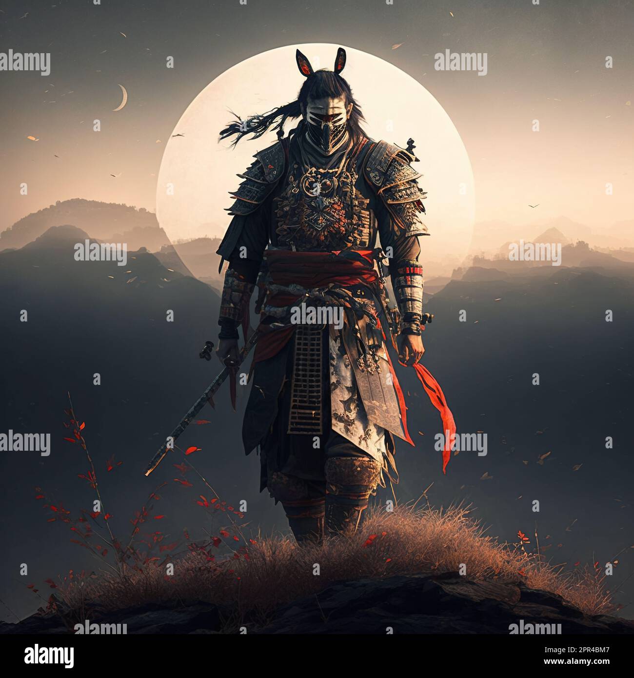 Warrior stands hi-res stock photography and images - Alamy