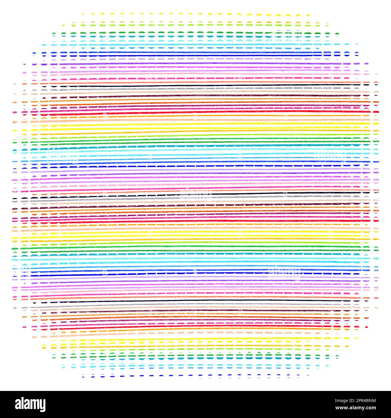 Abstract background with bright horizontal dotted color lines Stock ...