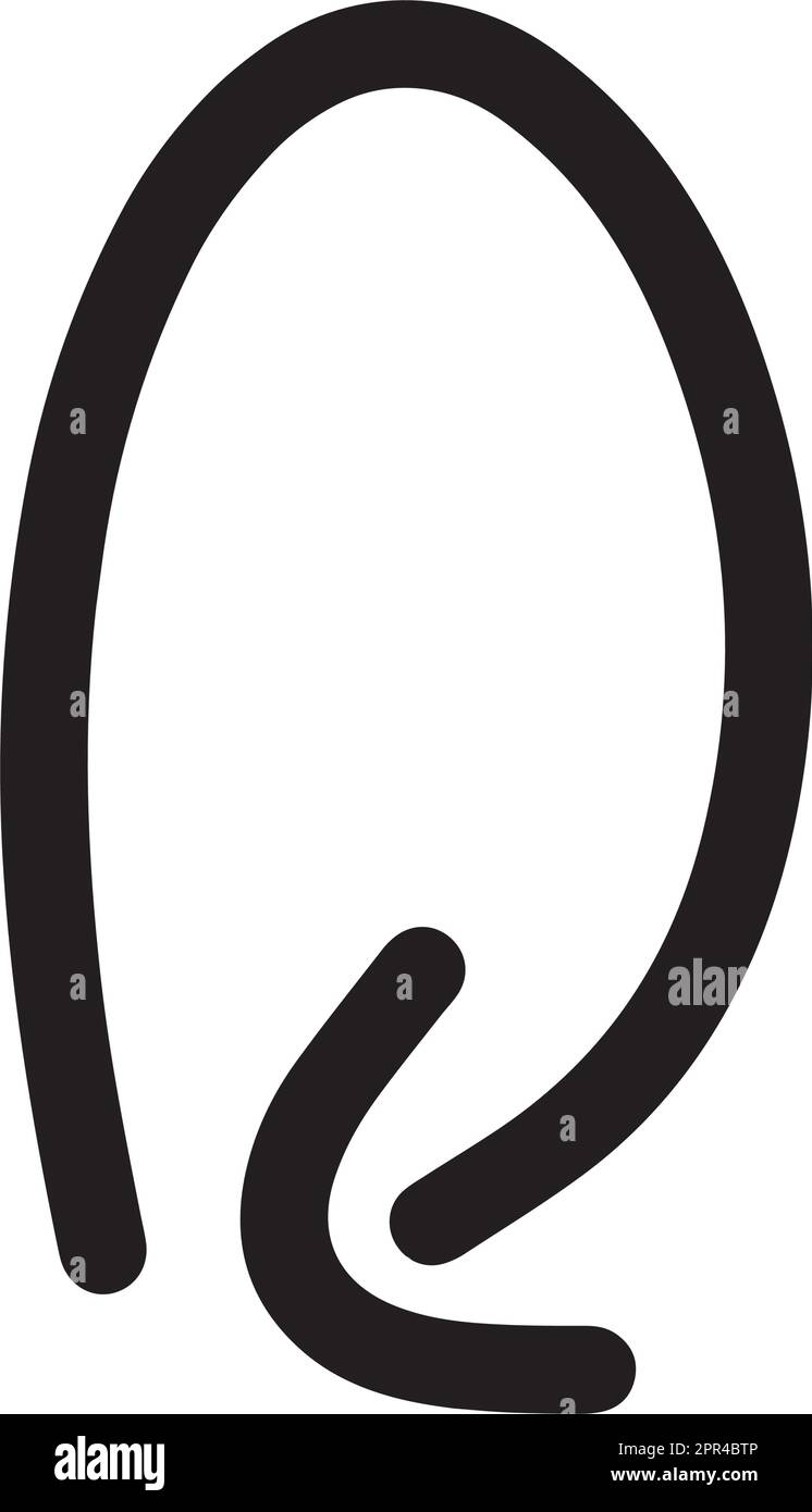 Arrow symbol hand drawn icon vector for web and application in a flat ...